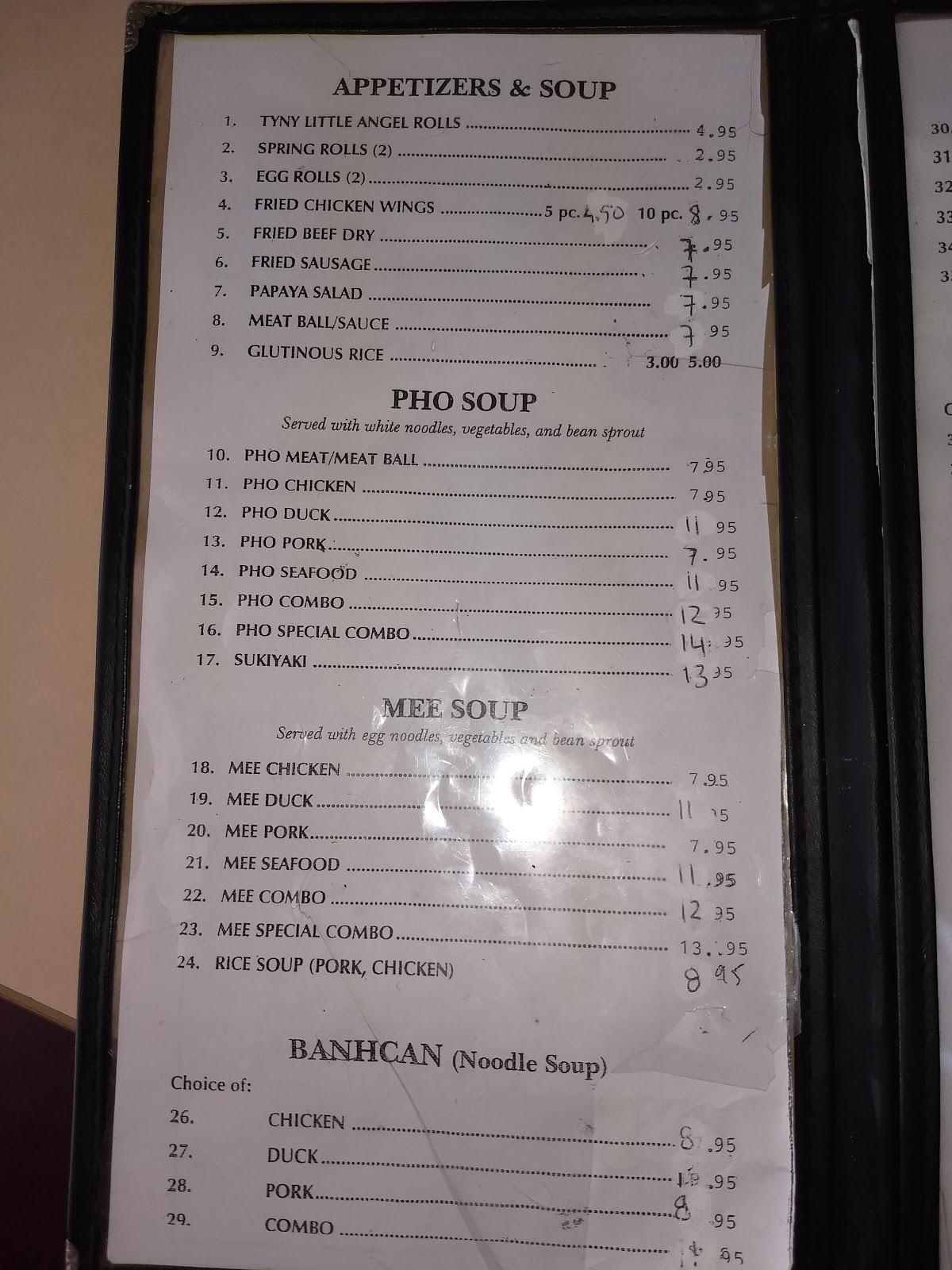 Menu at Hot Cafe, Atlanta, Riverdale Rd