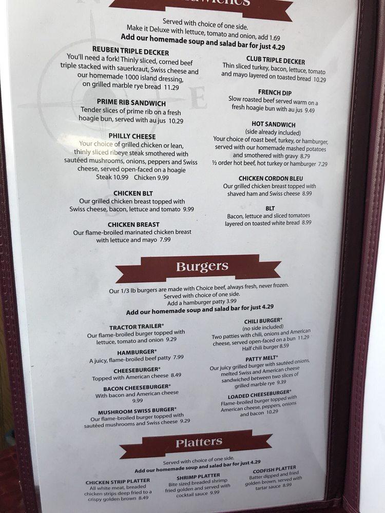 Menu at Westside Restaurant, O'Neill, US-20