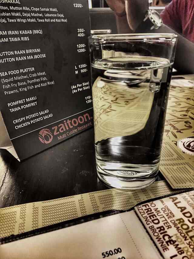 Menu at Zaitoon Restaurant, Velachery, Chennai, 362