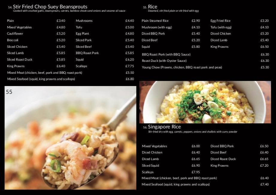 Menu at Chung's Chinese fast food, Hounslow, 13 New Heston Rd