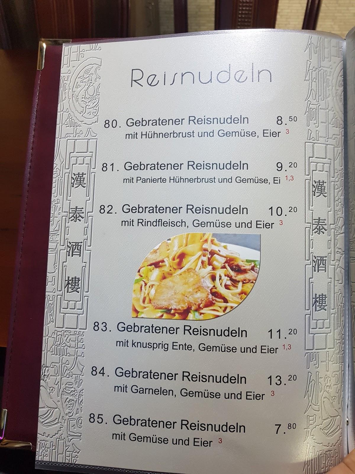 Speisekarte von Han Thai restaurant, Seeheim-Jugenheim