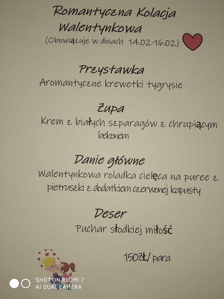 Menu at Restauracja Nowa Maja restaurant, Skoczów