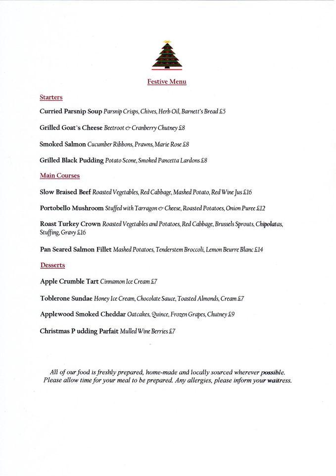 Menu at Guardbridge Inn pub & bar, Leuchars