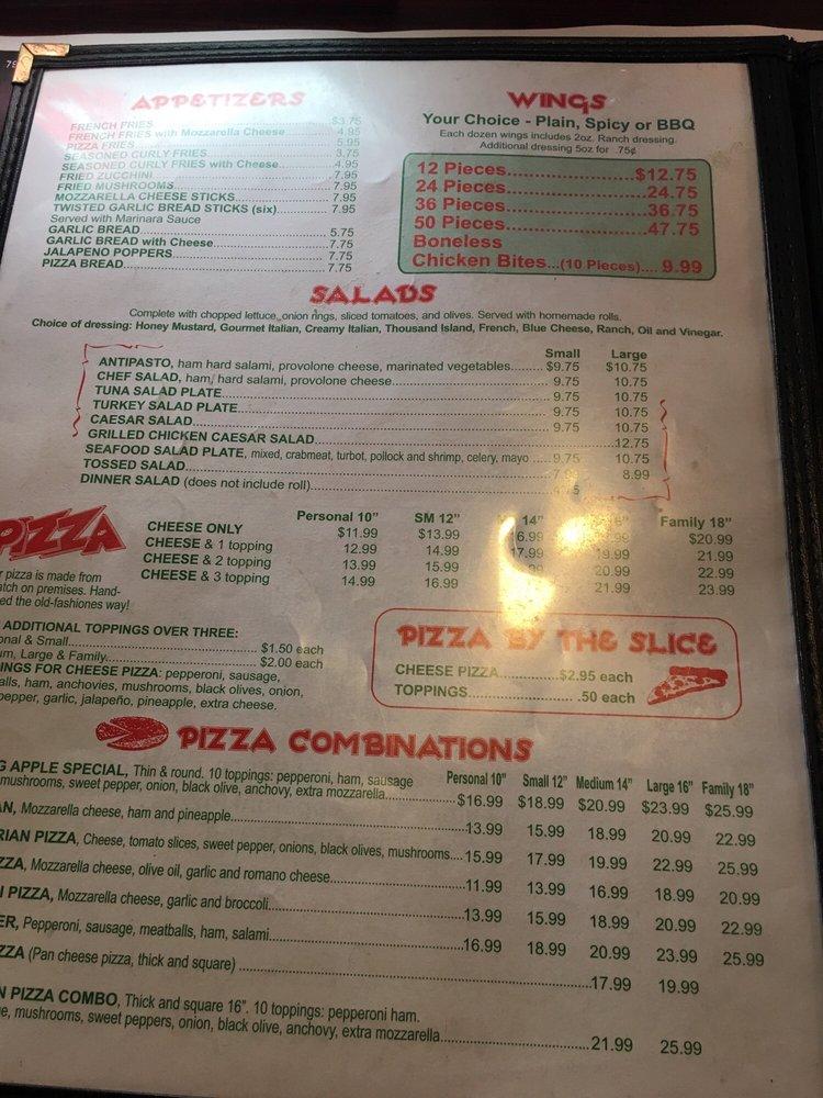 Menu at T & M Pizza pizzeria, Casa Grande, 1609 E Florence Blvd