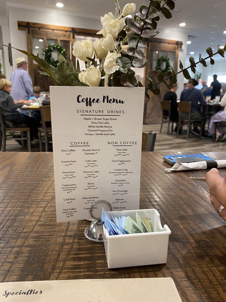 Menu at East Main Kitchen & Coffee restaurant, Baltic