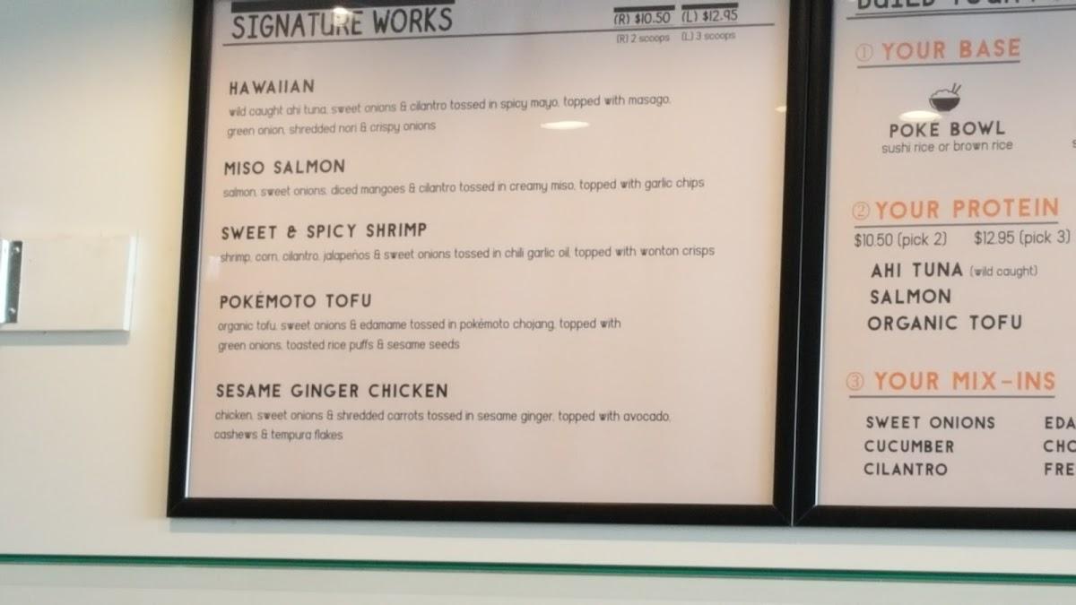 Menu at Pokémoto - Hamden restaurant, Hamden