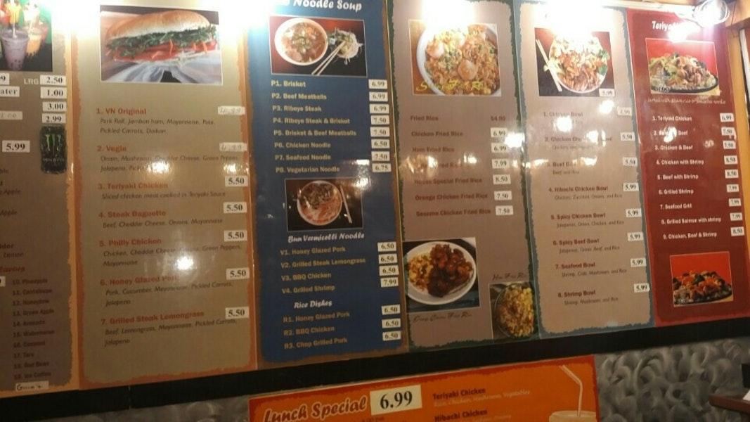 Menu at Tokyo City restaurant, West Valley City, S 5600 W