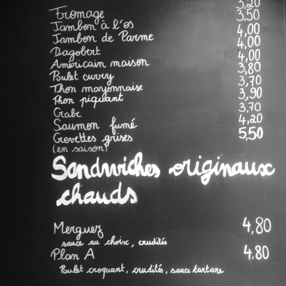 Menu au Le Plan A restaurant, Esneux