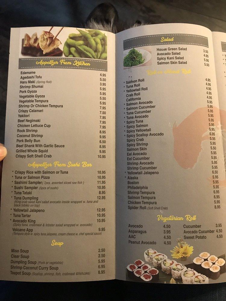 Menu at Miso restaurant, Troy, 817 E Big Beaver Rd