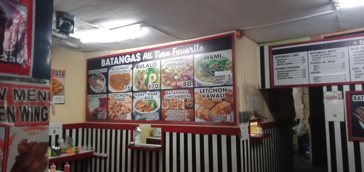 Carta del restaurante Batangas Lomi Luzon Avenue Branch, Ciudad Quezon