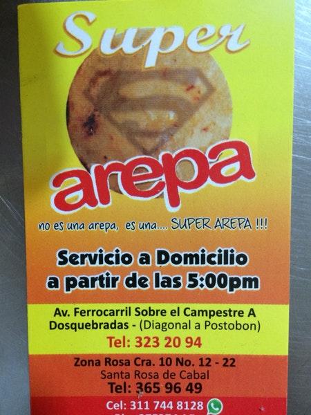 Super Arepa restaurant, Dosquebradas - Restaurant reviews