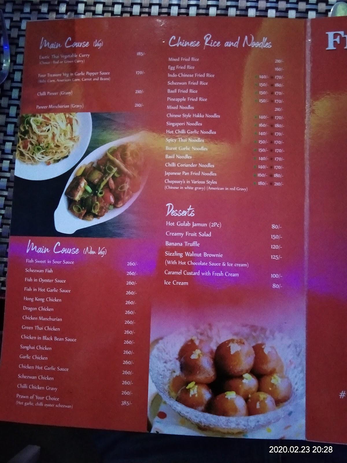 Menu at Lauriat Multi Cuisine Restaurant, Guwahati