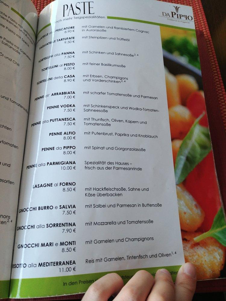 Speisekarte von Ristorante New Da Pippo restaurant, Türkenfeld