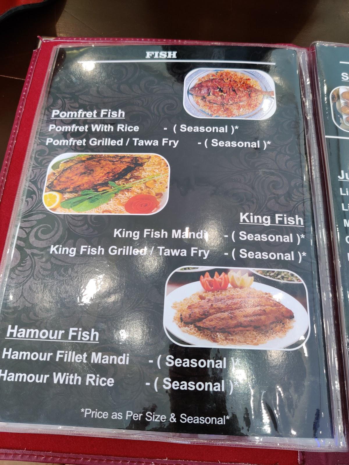 Menu at Mandi House, Bantwal, BC Road-Kaikamba