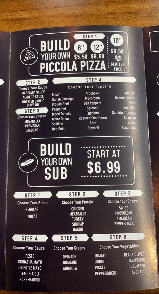 Menu at Artesano Coffee Shop and Gelato cafeteria, Missouri City
