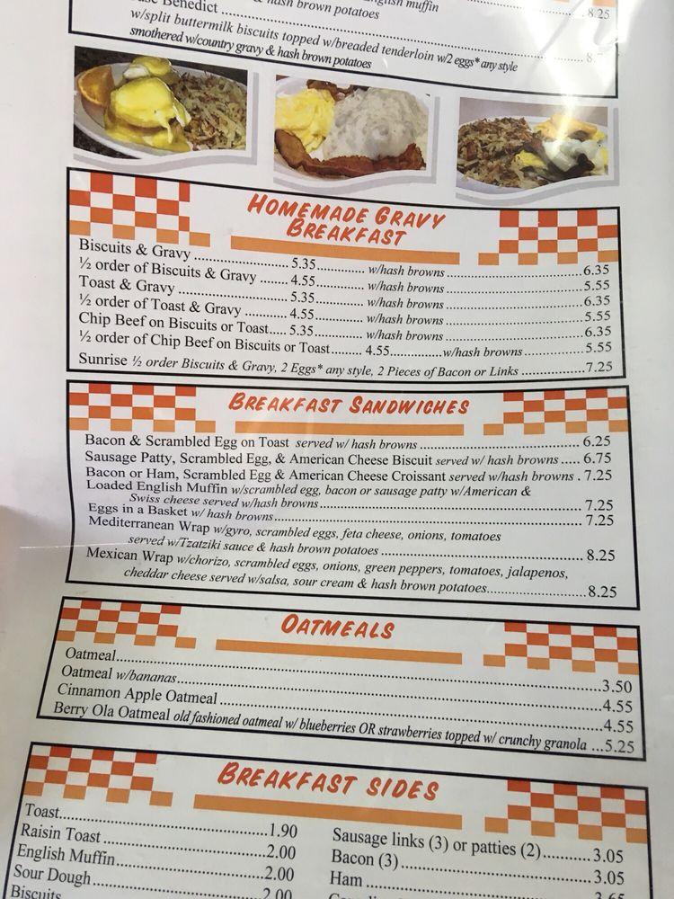 Menu at Flap Jacks Pancake House restaurant, Lebanon