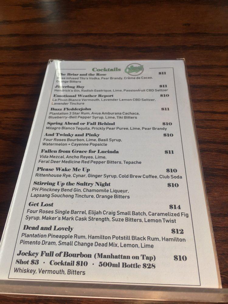 Menu at Small Change STL pub & bar, St. Louis