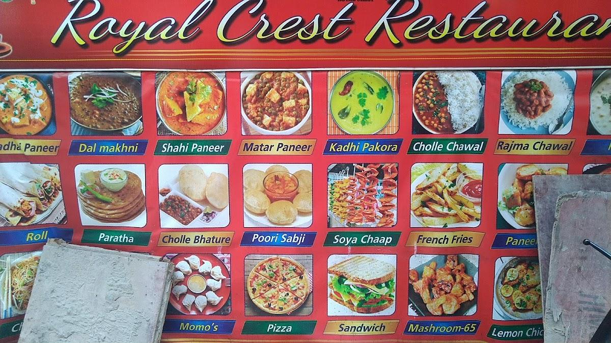 Menu at Royal Crest, Noida