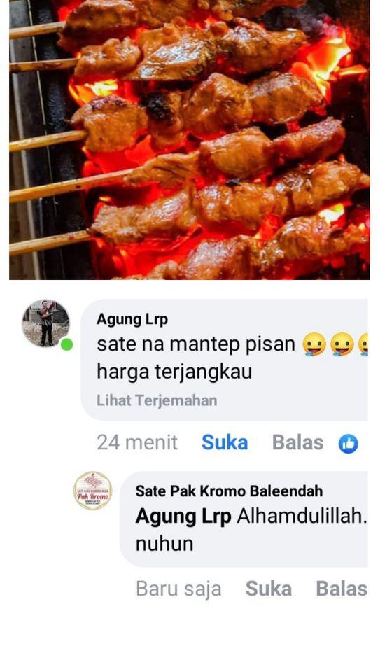 Menu at Sate Pak Kromo cafe, Bandung, Metro Indah Mall (MIM) Jalan ...