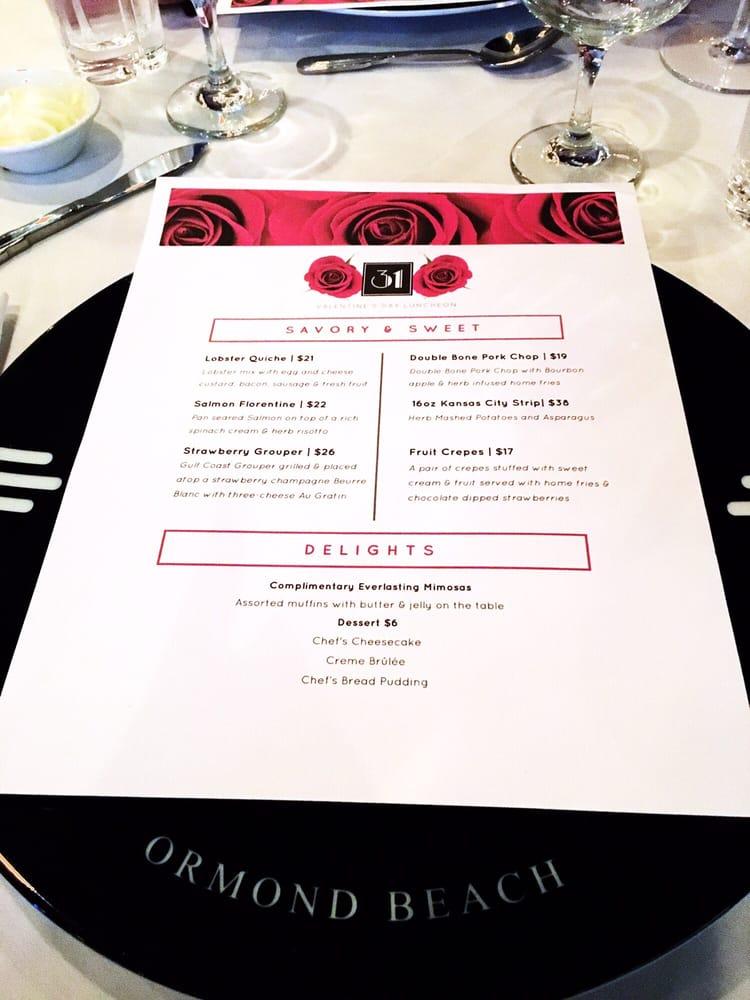 Menu at 31 Supper Club, Ormond Beach