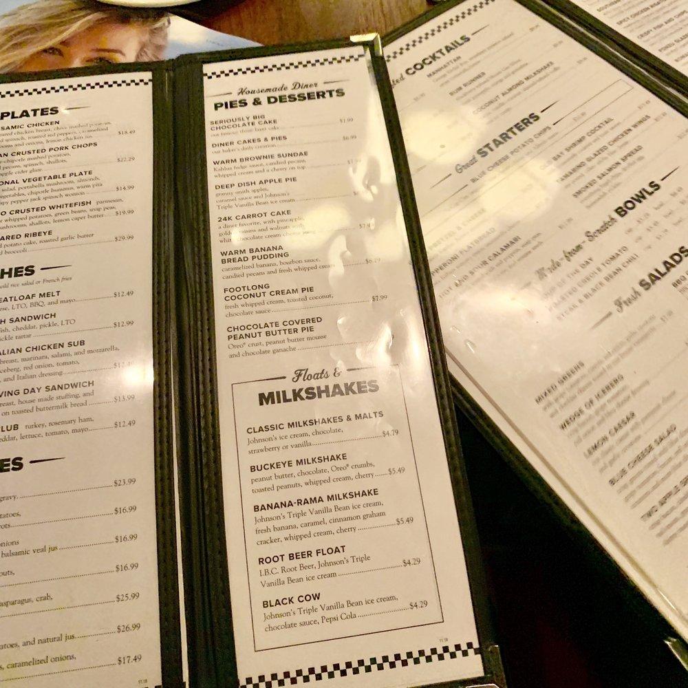 Menu at Cap City Fine Diner and Bar, Dublin, Riverside Dr