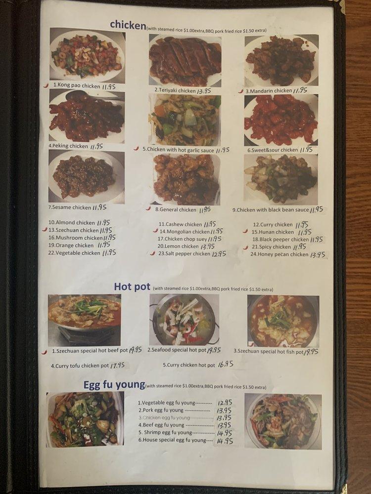 Menu at Lucky Chinese Restaurant, Red Bluff