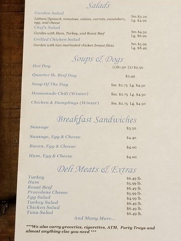 Menu at Little Grocer restaurant, Dover