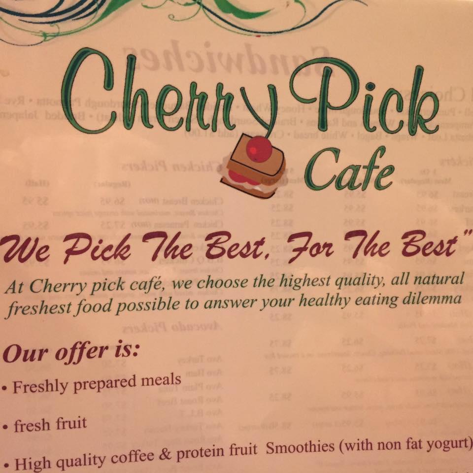Menu at Cherry Pick Cafe, Los Angeles