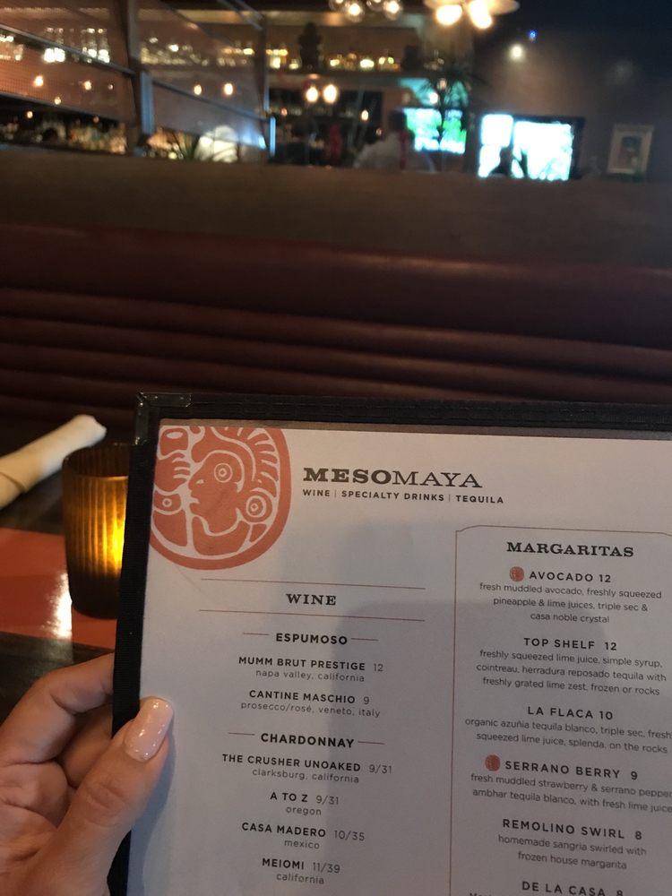 Menu at Meso Maya Comida y Copas pub & bar, Dallas, Belt Line Rd