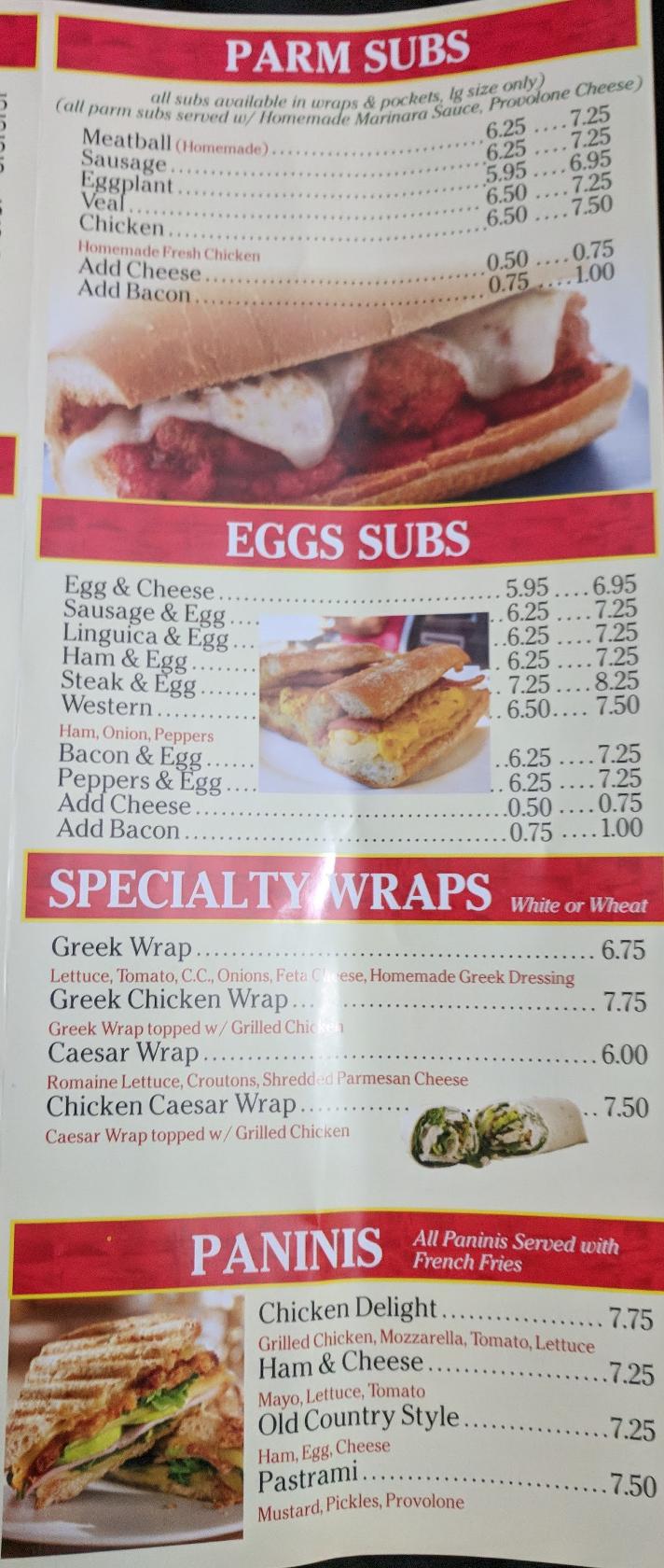 Menu at Old Country Pizza pizzeria, East Bridgewater