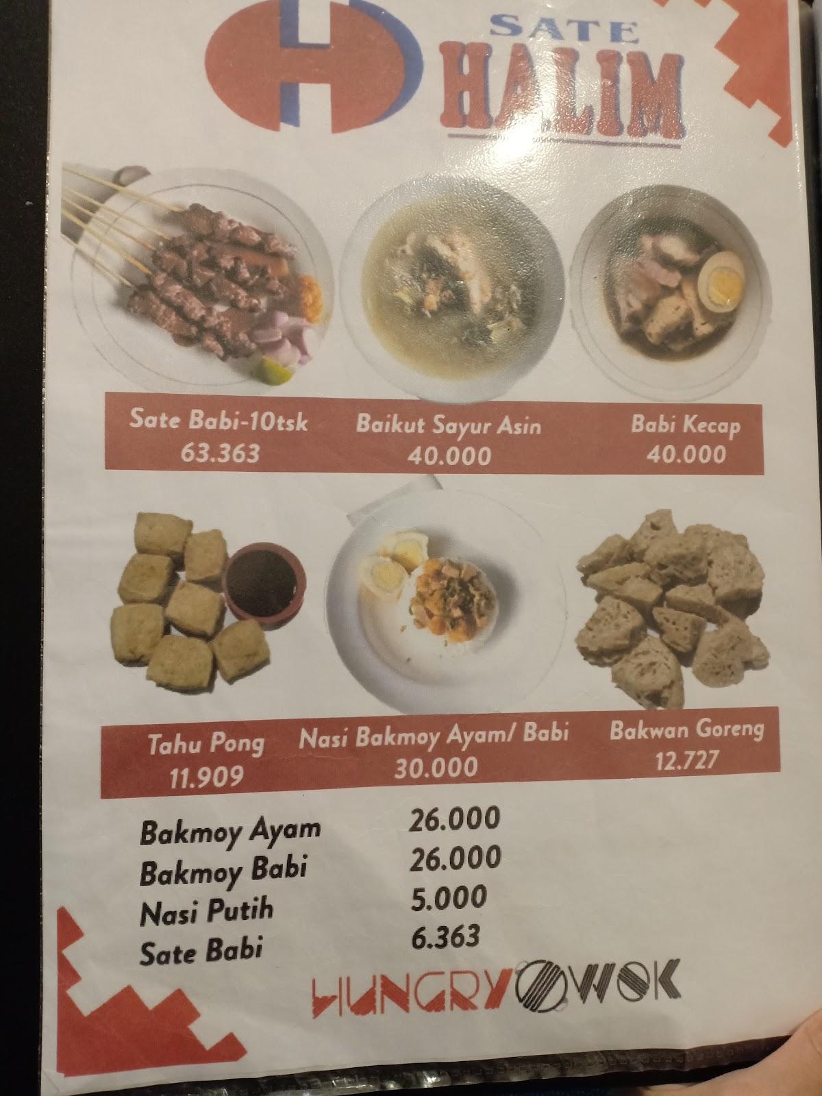 Menu at Hungry Wok cafe, Surabaya, Jl. Dr. Ir. H. Soekarno No.57
