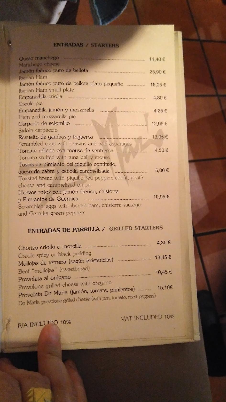 Carta de De Maria Parrilla PRECIADOS, Madrid, Pl. del Callao