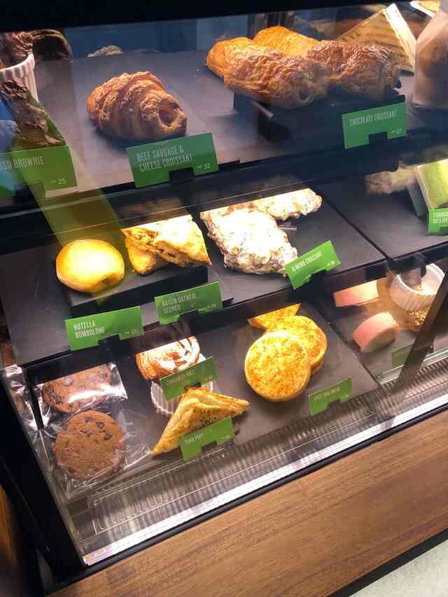 Menu at Starbucks Coffee Stasiun Gambir cafe, Jakarta, Area Keberangkatan