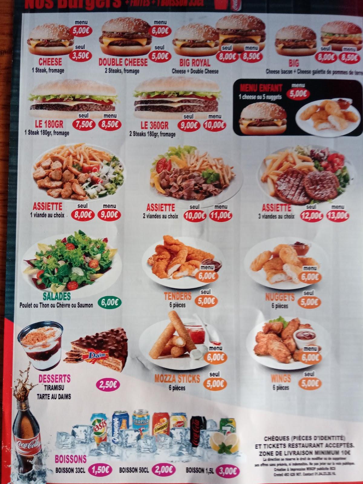 Menu at EL MAESTRO restaurant, La Roche-sur-Yon