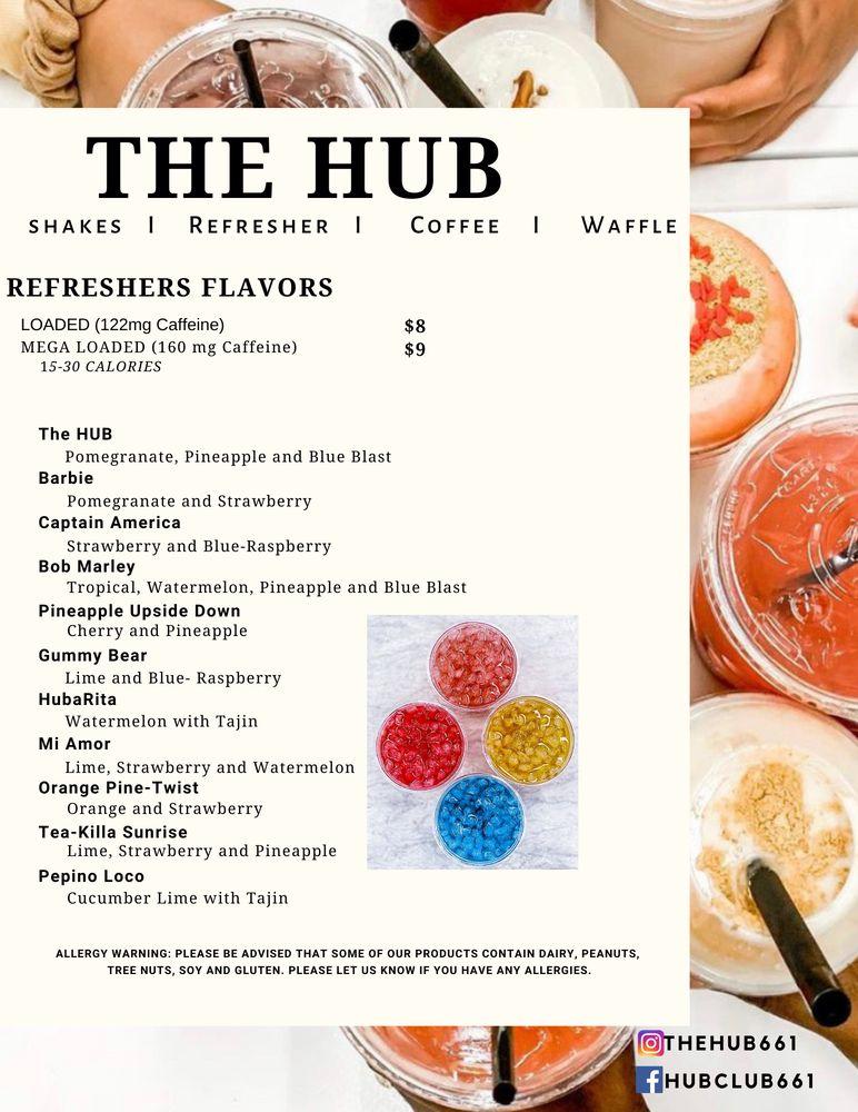 Menu at The Hub pub & bar, Shafter