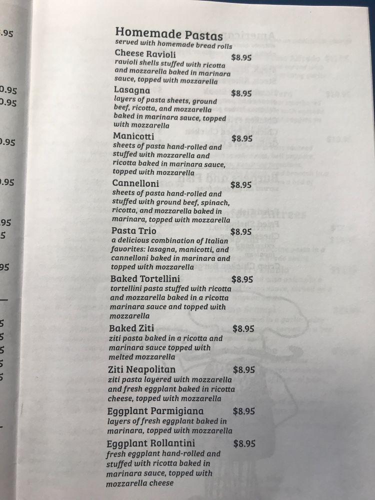 Menu at Bella Sara Pizza and Grill pizzeria, Bossier City