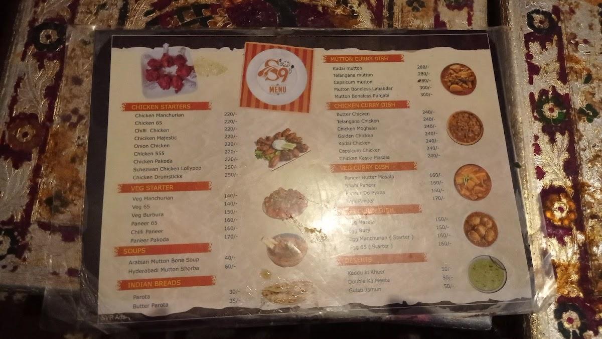 Menu at SAFFRON 9 MANDI HOUSE A MULTI CUISINE FAMILY RESTAURANT, Ramagundam