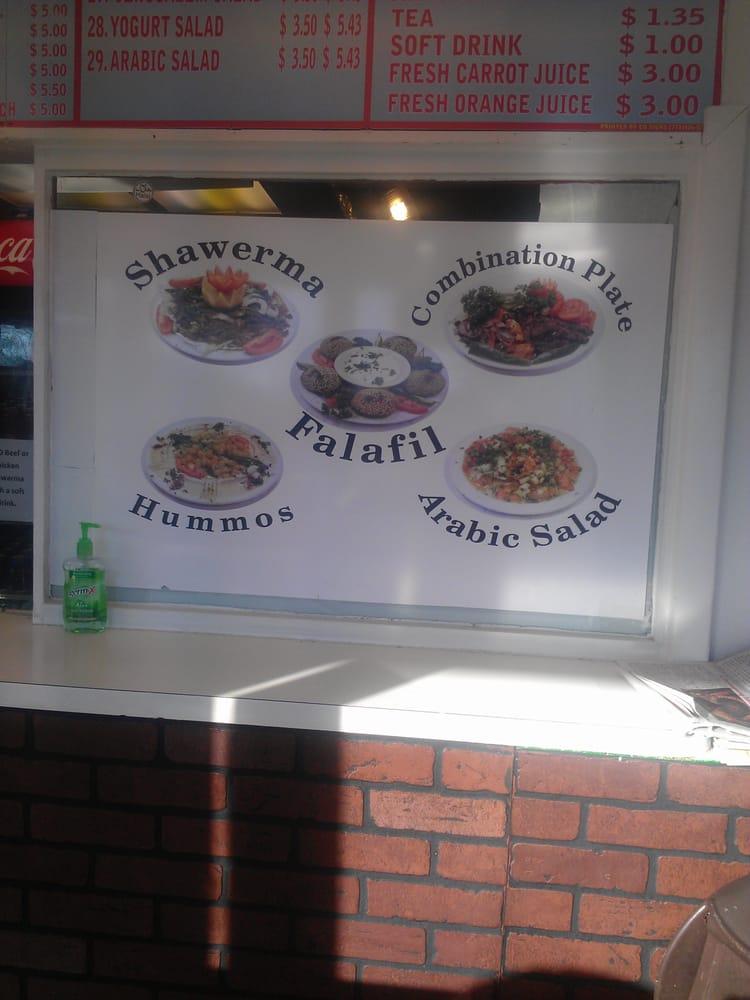 Menu at The Best Shawarma restaurant, Burbank