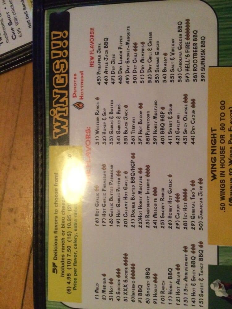Menu at Brass Pelican Varsity Club - Sandusky, OH, Sandusky