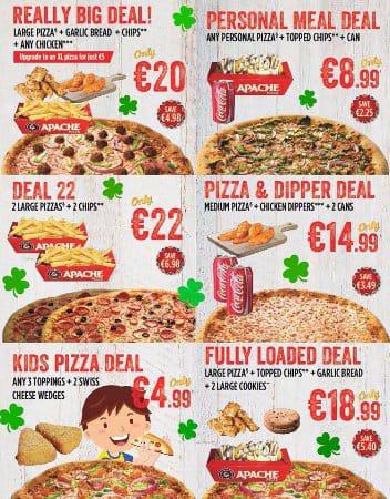 Menu at Apache Pizza Kanturk pizzeria, Kanturk