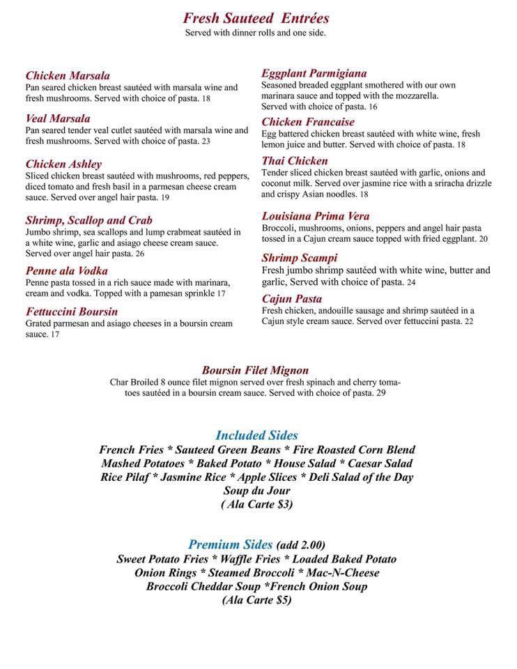 Menu at The Grill pub & bar, Matamoras