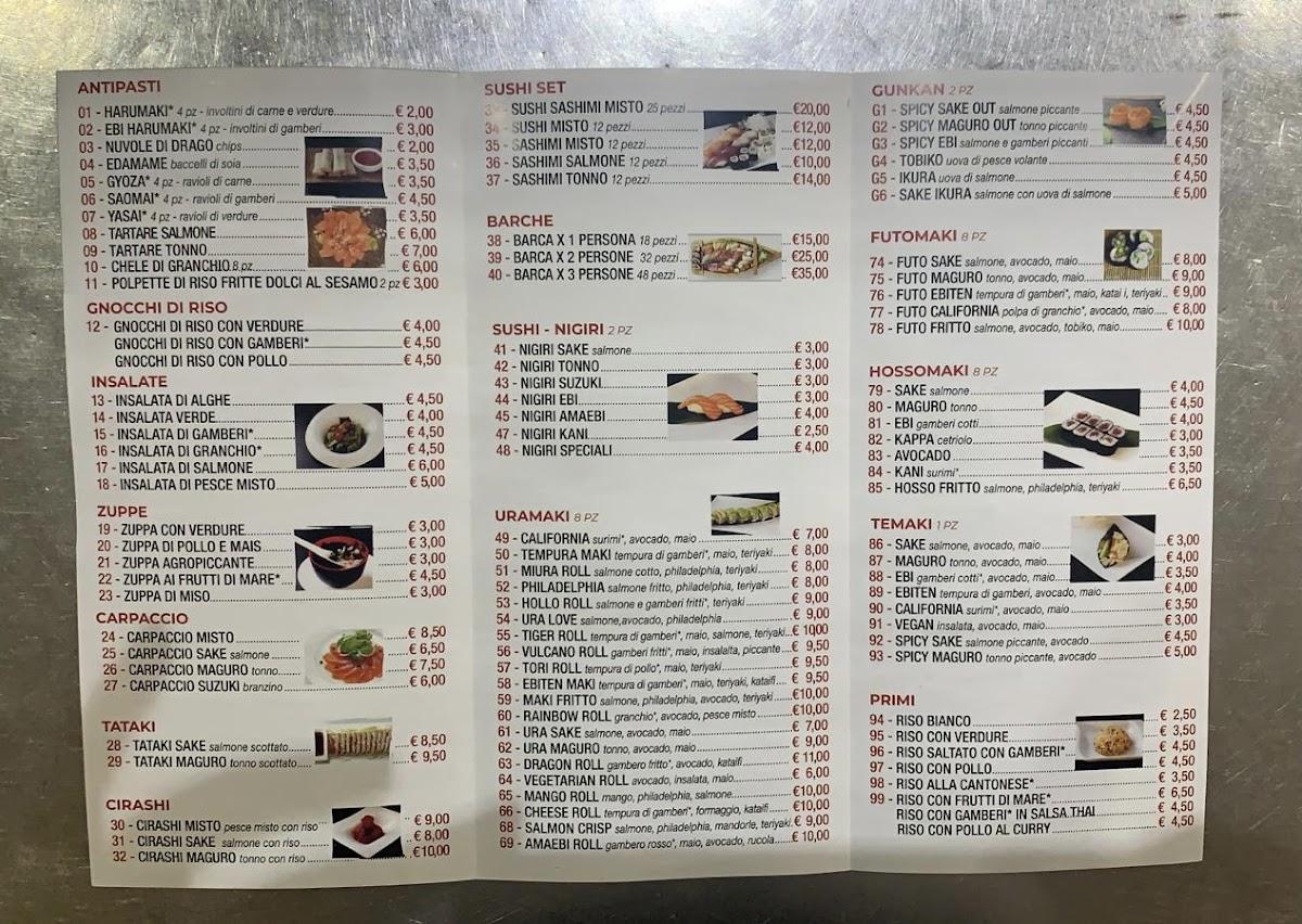 Menu at XING WANG Café restaurant, La Loggia
