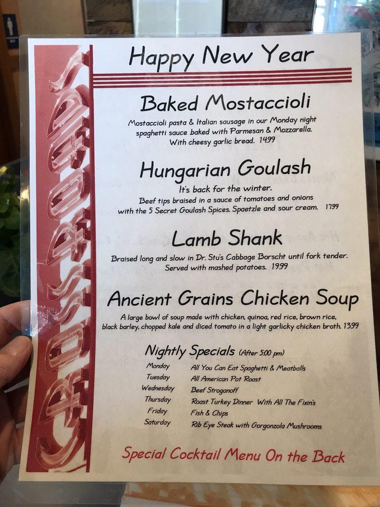 Menu at Crossroads Delicatessen restaurant, Minnetonka