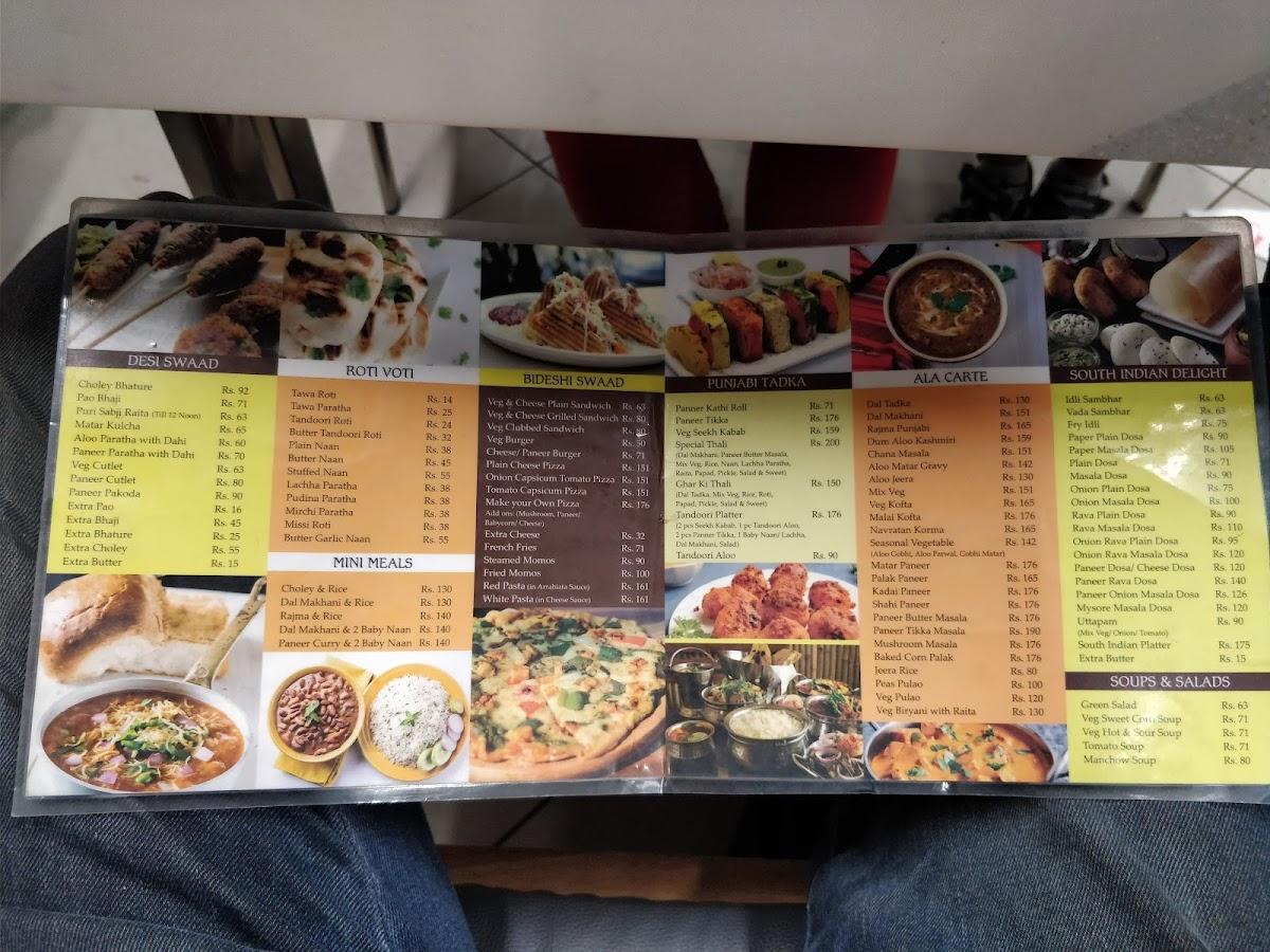 Menu at Harilal's, Patna, B-43