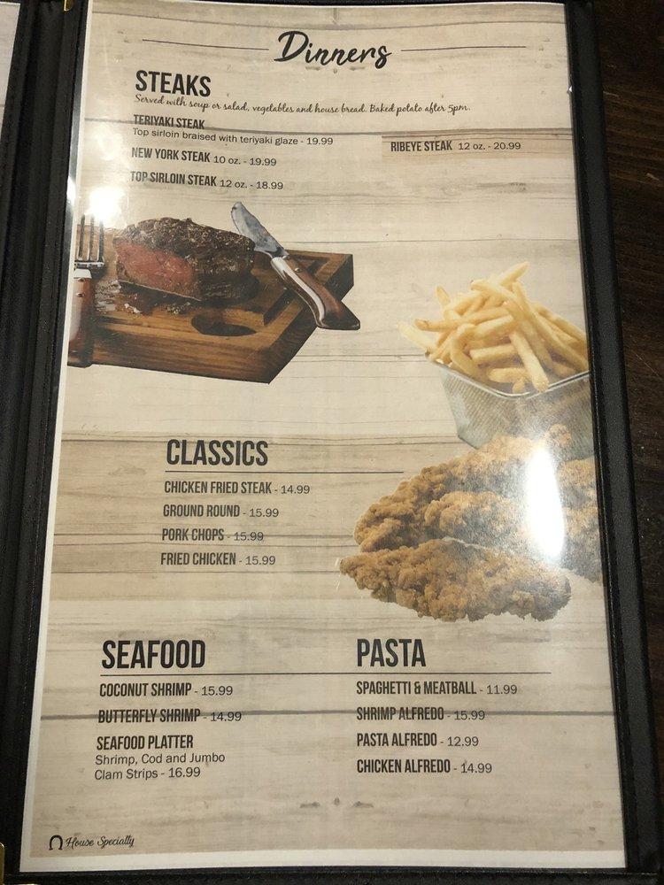 Menu at Stage Stop Cafe, Tonopah, S Main St #488