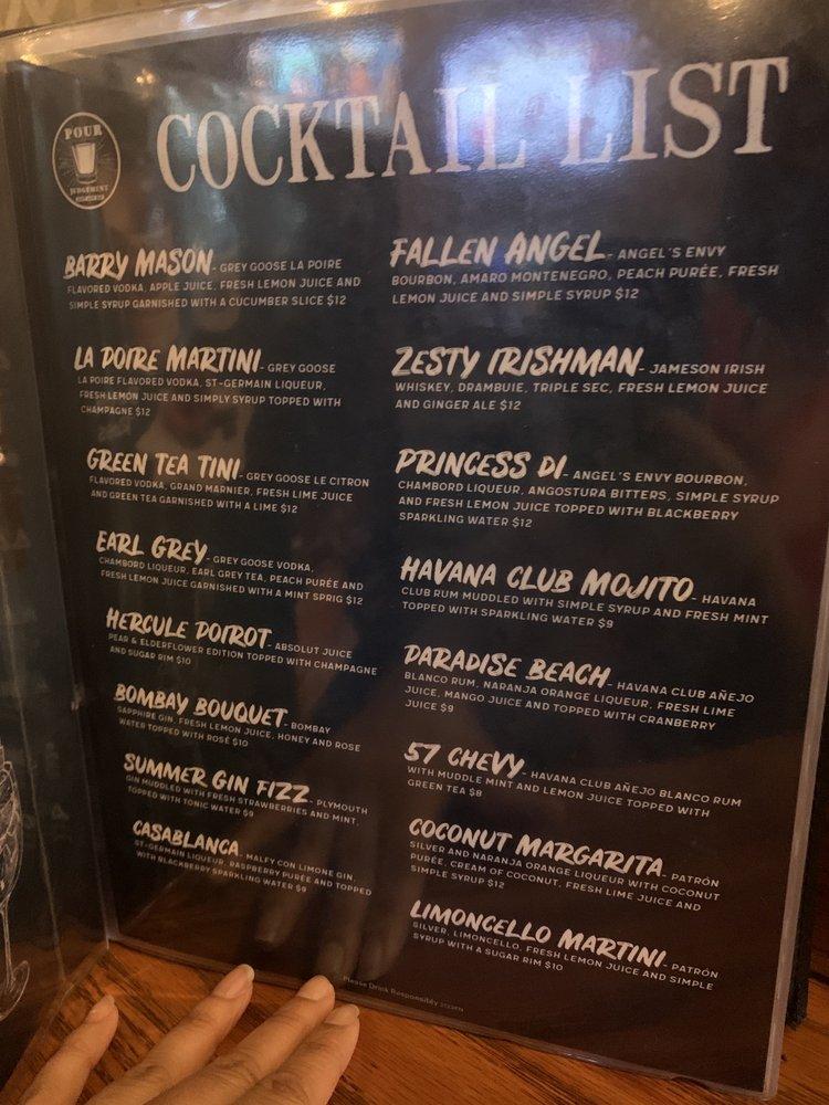 Menu at Pour Judgement pub & bar, Saint Petersburg