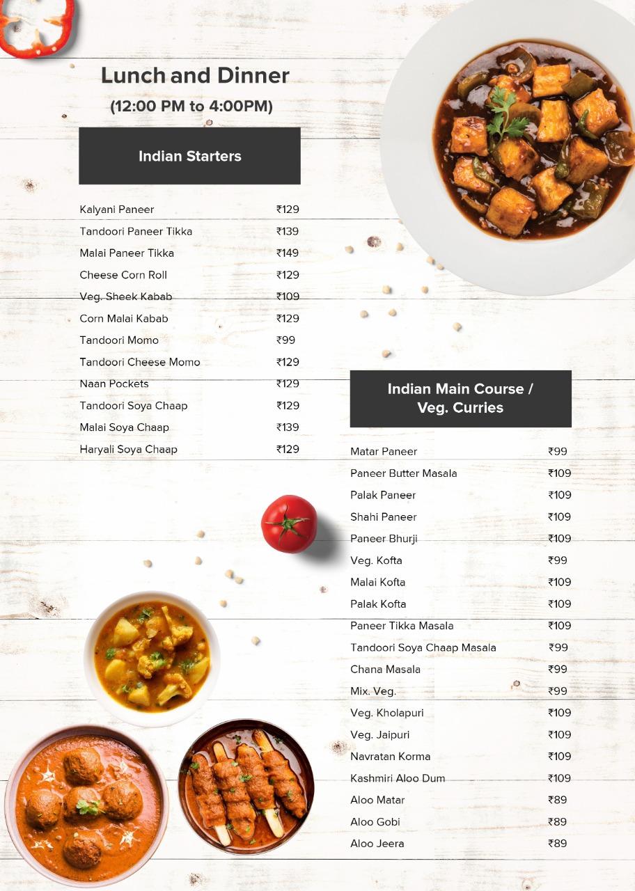 Menu at Oh My Govinda - Restaurant & Banquet, Siliguri, 1st floor