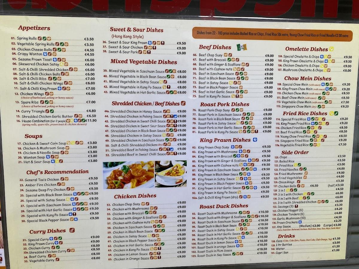 Menu at Kitchen Legend restaurant, Drogheda
