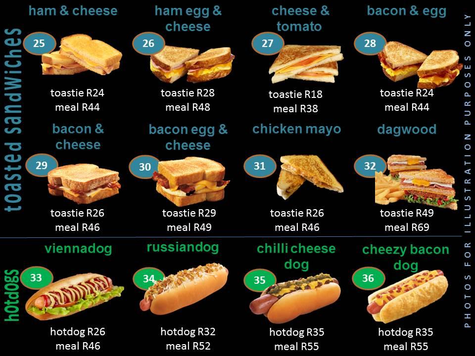 Menu at Goodburger Langenhovenpark restaurant, Bloemfontein