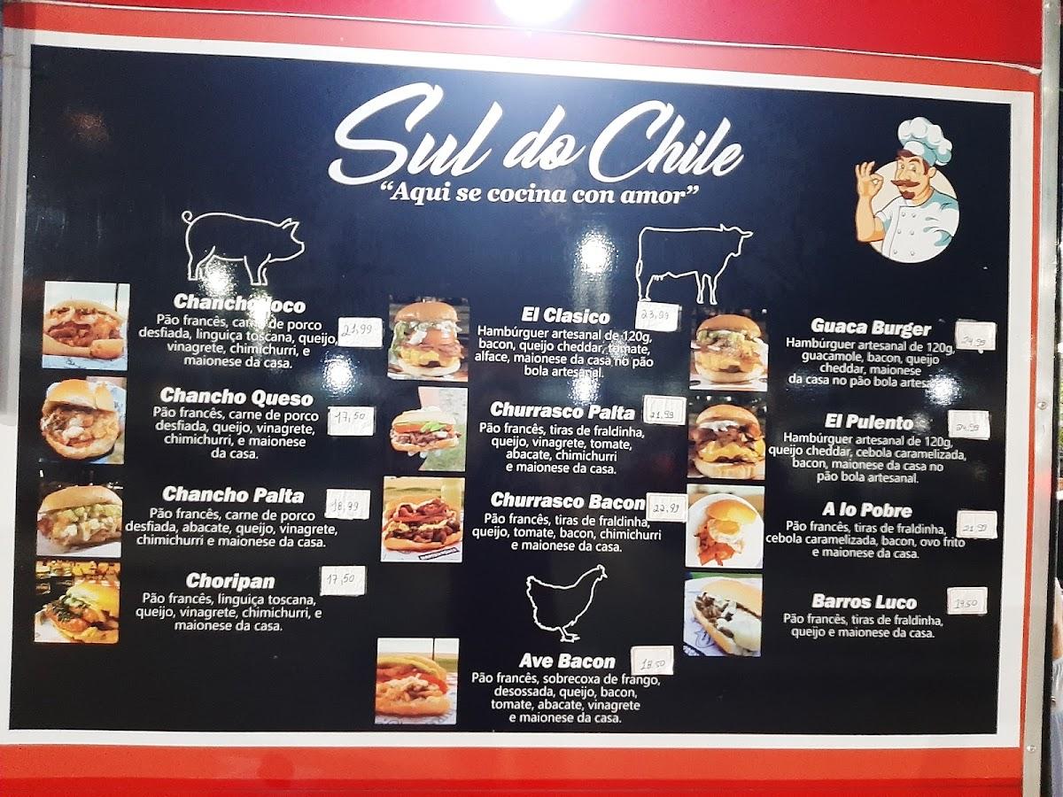 Menu at Sul do Chile Gastronomia (Beira Mar) restaurant, Fortaleza ...